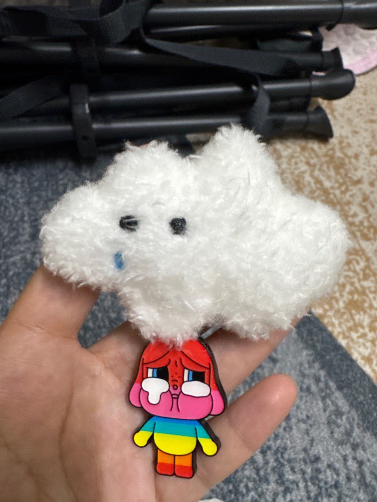 Cry Baby Crying Again Plush Badge Blind Box Love is Love, Hobbies ...