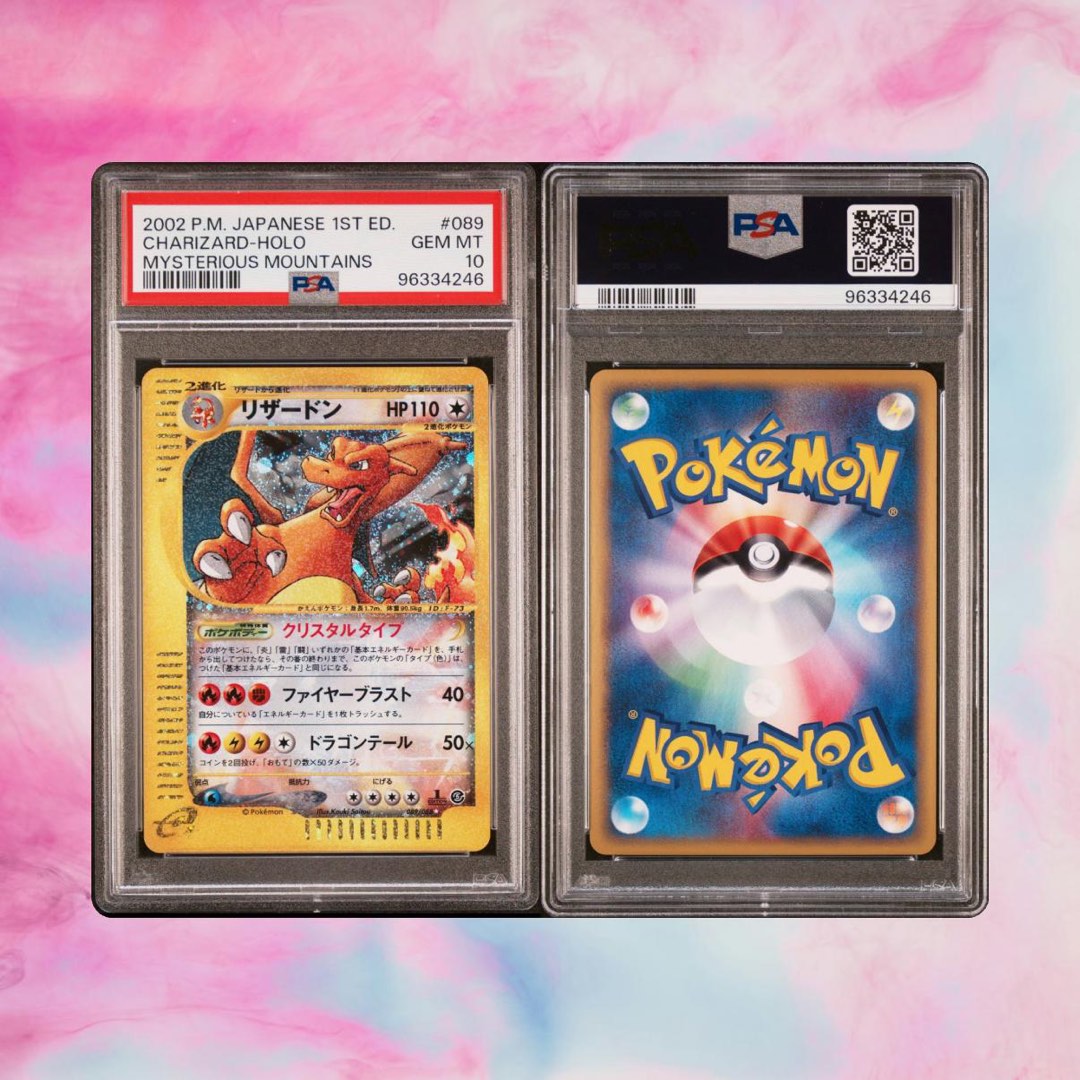 Crystal Charizard Holo 1st Edition PSA 10 089/088 Japanese Pokemon Card ...