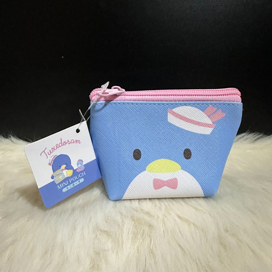 Daiso Sanrio Tuxedo Sam Mini Coin Purse, Women's Fashion, Bags ...