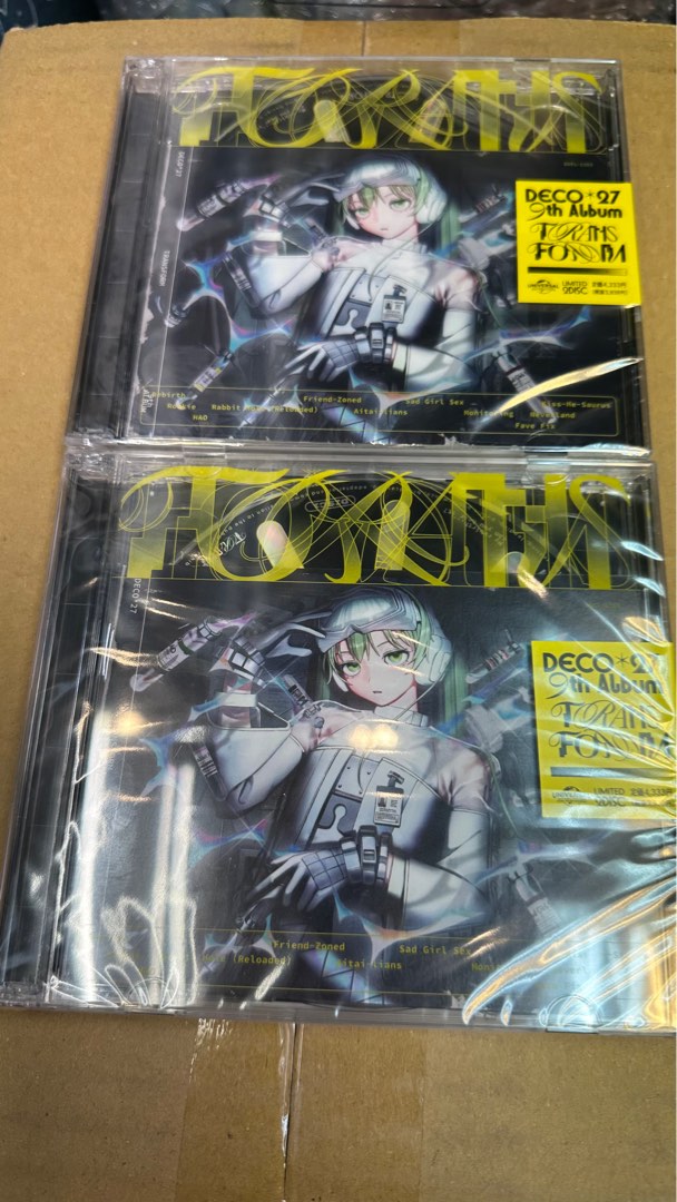 Deco*27 9th Album Transform 初音未來 2024 最新專輯, 興趣及遊戲, 音樂、樂器 & 配件, 音樂與媒體 - CD 及 DVD - Carousell