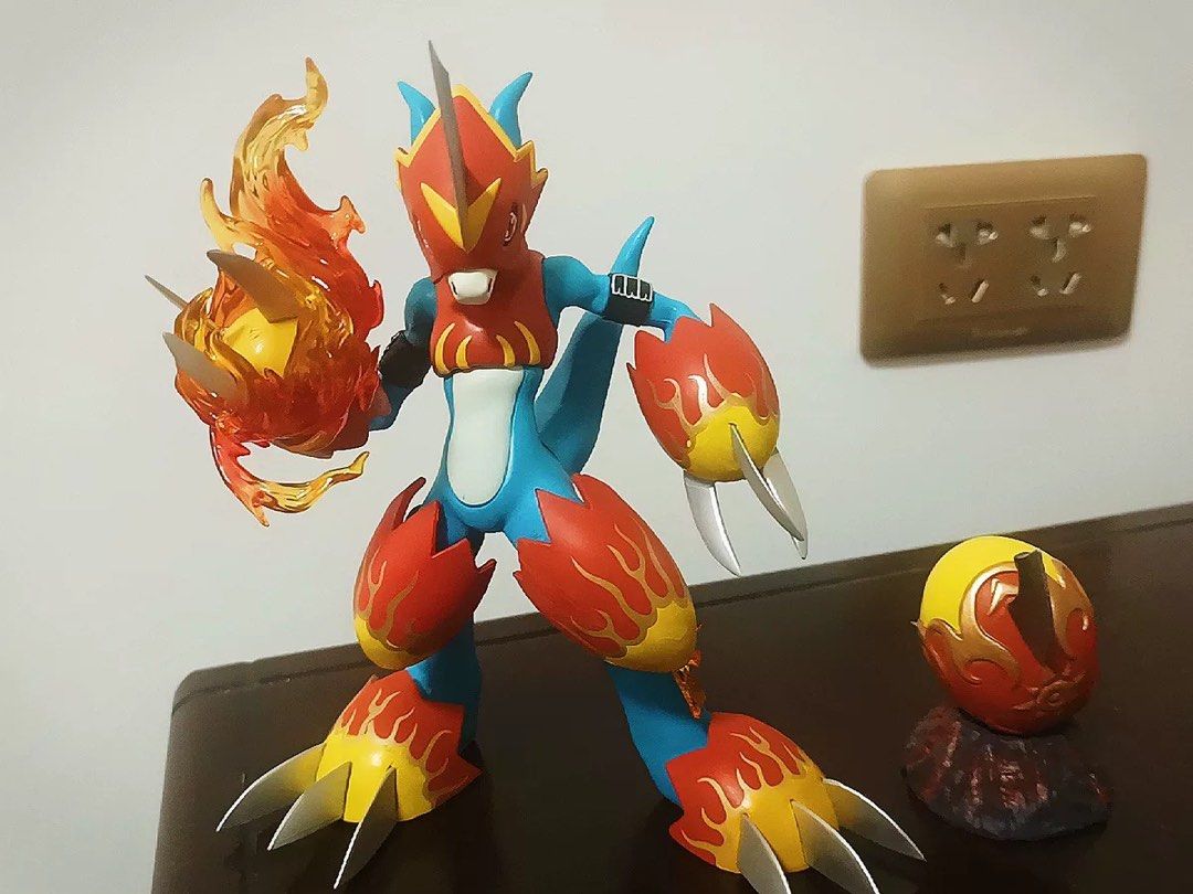 Digimon Flamedramon 18cm PVC Figure Veemon Adventure, Hobbies & Toys ...