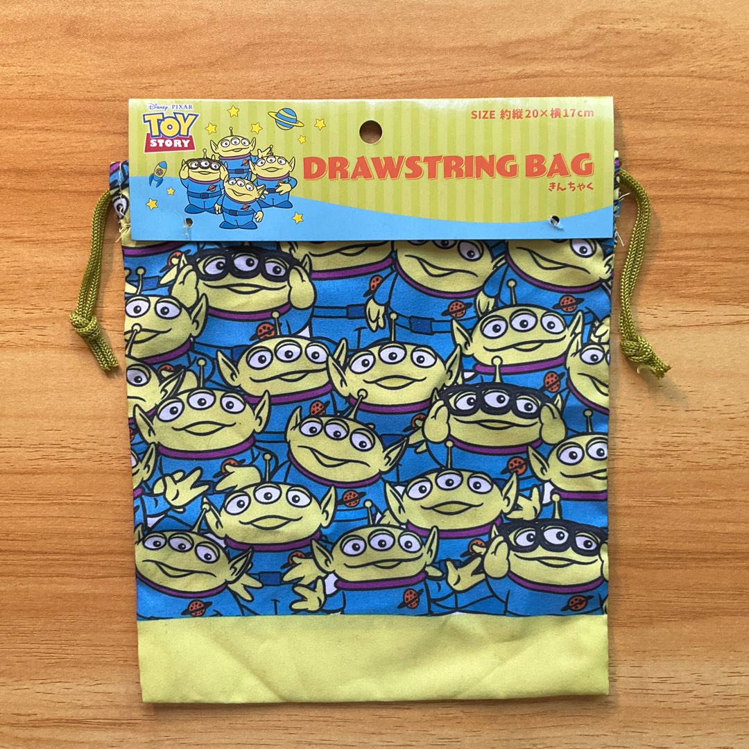 Disney Toy Story Alien Drawstring Pouch, Women's Fashion, Bags ...
