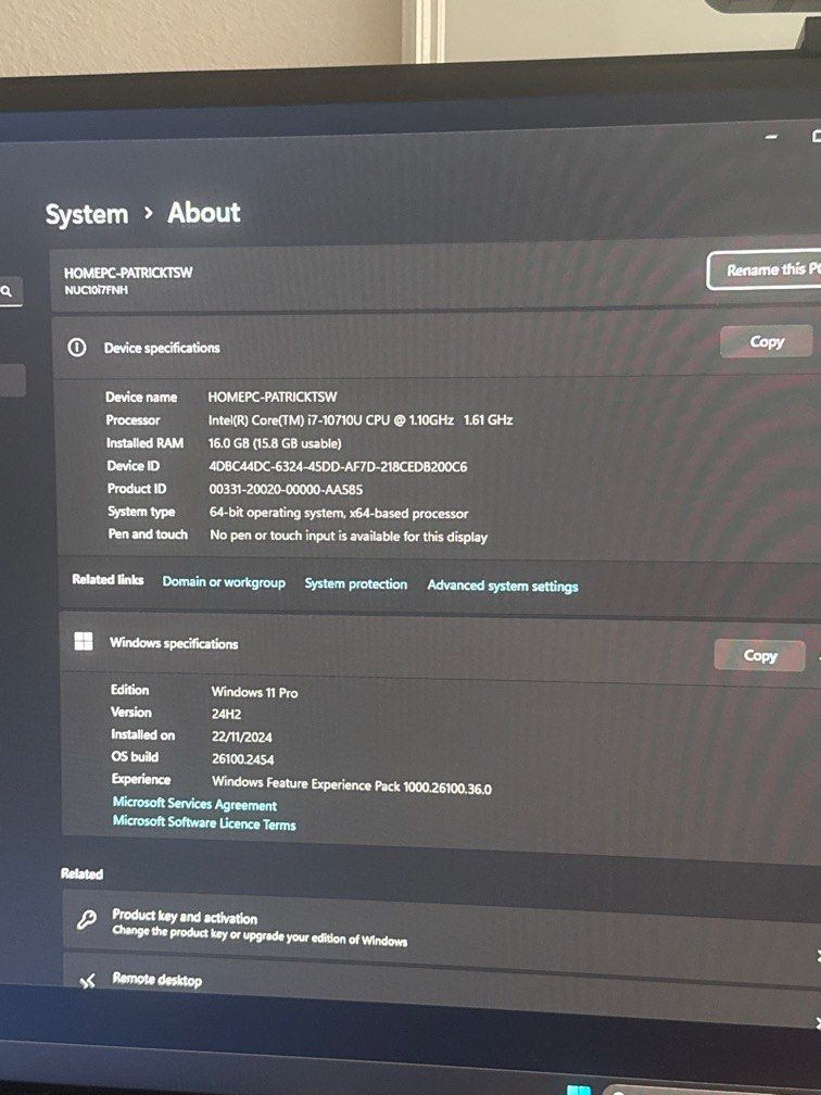Full set NUC with monitor, Computers & Tech, Desktops on Carousell