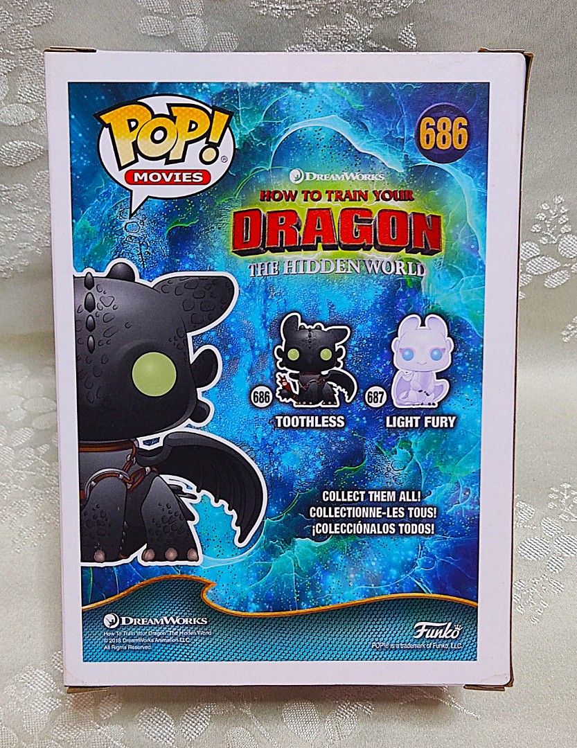 Funko Pop Movies Toothless (HTTYD/How To Train Your Dragon), Hobbies ...