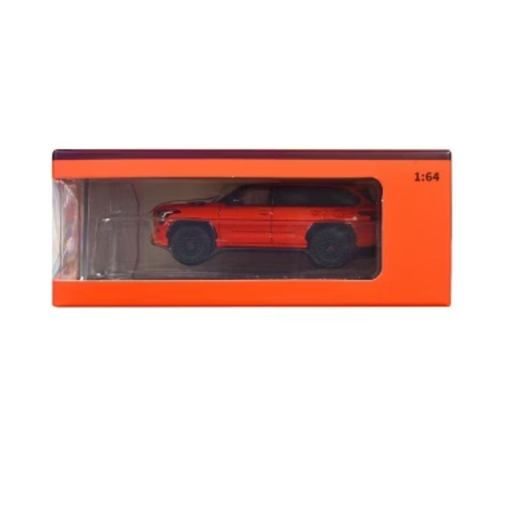 GCD 1/64 Scale Toyota Sequoia TRD Pro Solar Octane Orange with Roofrack ...