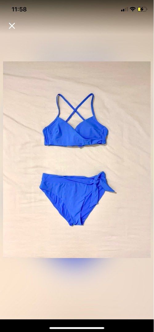 Gorgeous Blue Bikini Full Set, Women's Fashion, Swimwear, Bikinis ...