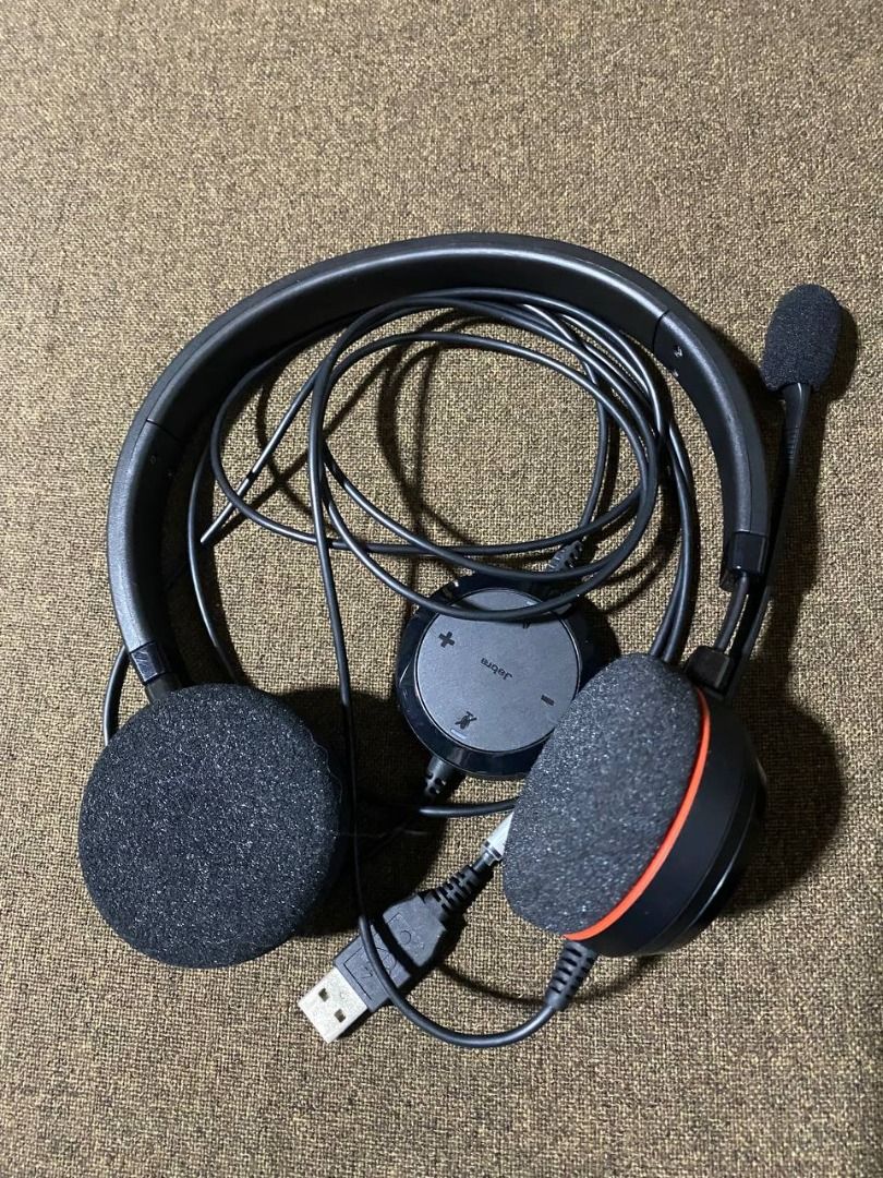 Headset/Headphones w/ mic - Jabra Evolve 20 UC Stereo USB A, Audio ...