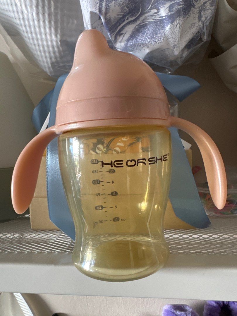 HeorShe 180ml (without straw), Babies & Kids, Nursing & Feeding ...