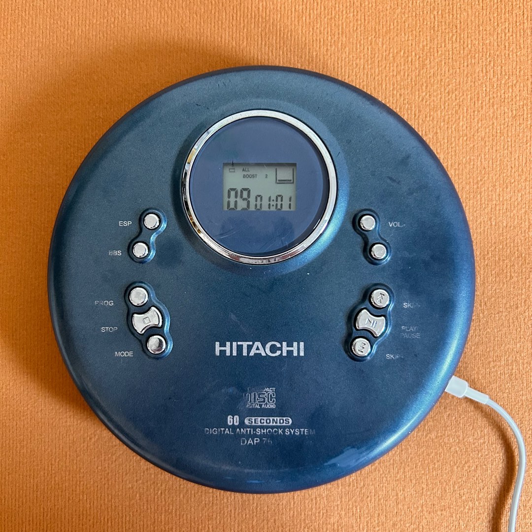 Hitachi portable cd player, Audio, Portable Music Players on Carousell