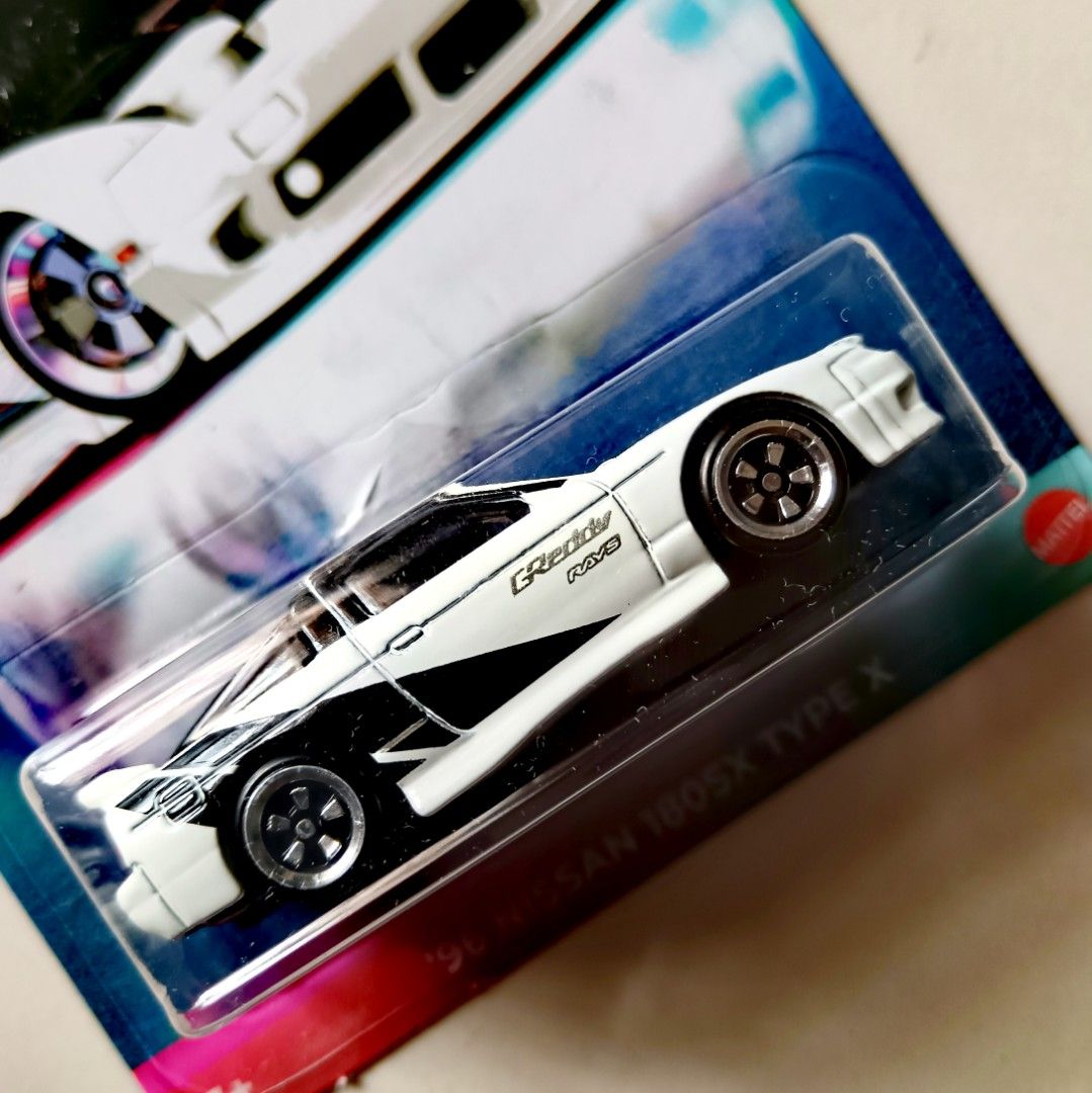 HOT WHEELS 90s STREET SCENE '96 Nissan 180SX Type X Diecast 1:64 Scale ...