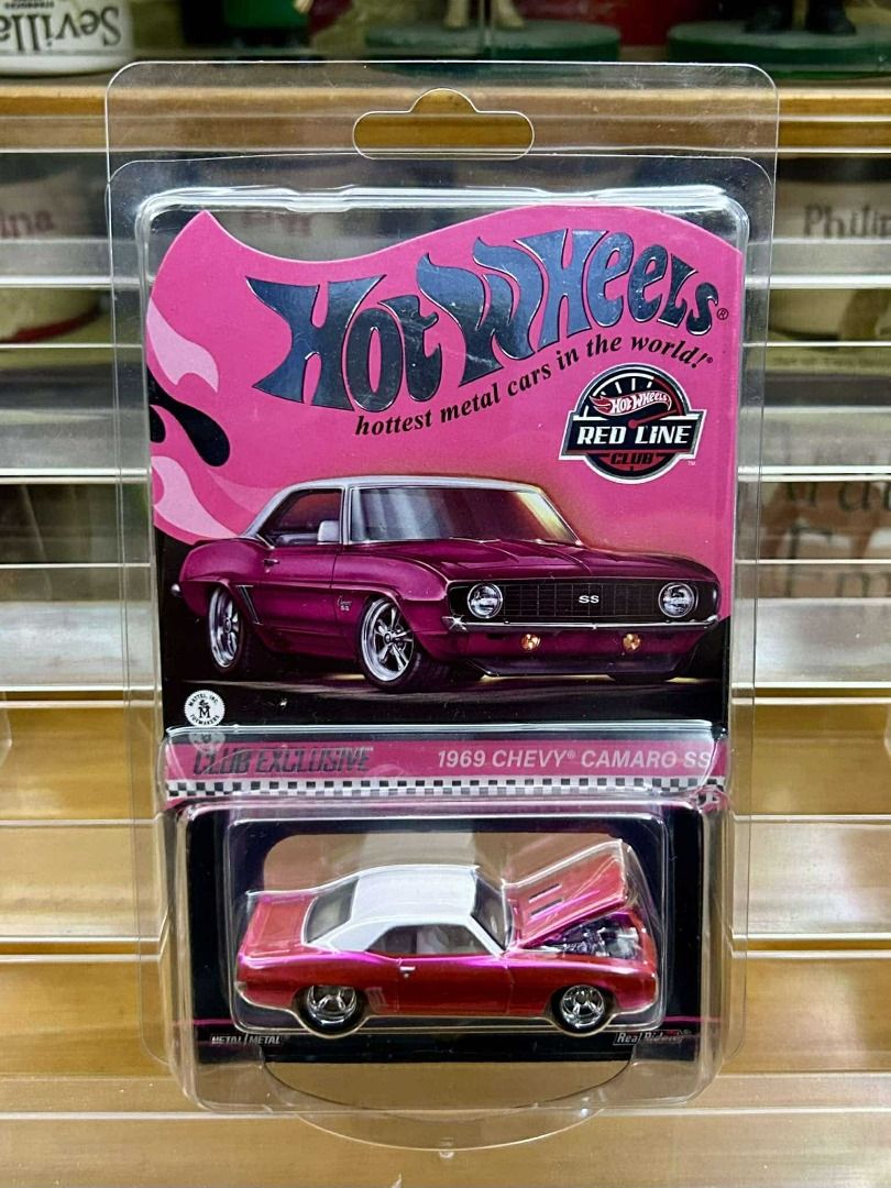 Hot Wheels Collectors RLC 1969 Chevy Camaro SS Red Line Club HotWheels ...