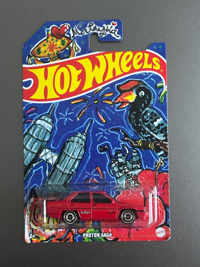 HOTWHEELS PROTON SAGA BURUNG, Hobbies & Toys, Toys & Games on Carousell