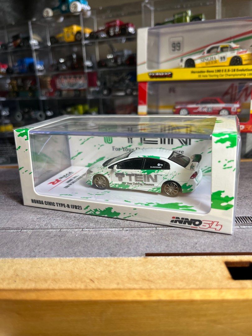 Inno64 Honda Civic Type R FD2 Tein Livery, Hobbies & Toys, Toys & Games ...
