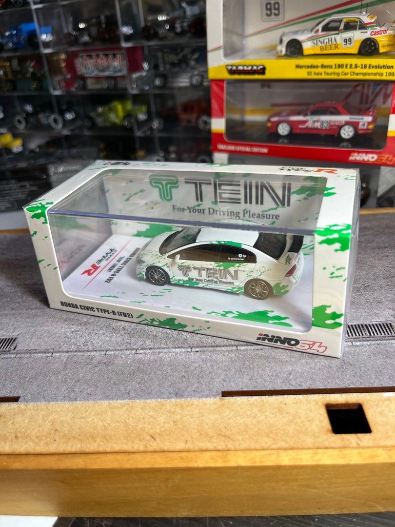 Inno64 Honda Civic Type R FD2 Tein Livery, Hobbies & Toys, Toys & Games ...
