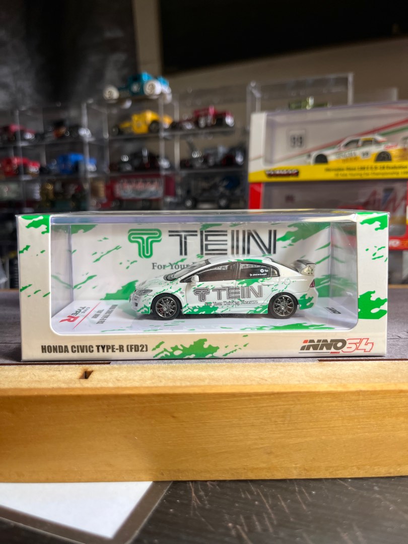 Inno64 Honda Civic Type R FD2 Tein Livery, Hobbies & Toys, Toys & Games ...