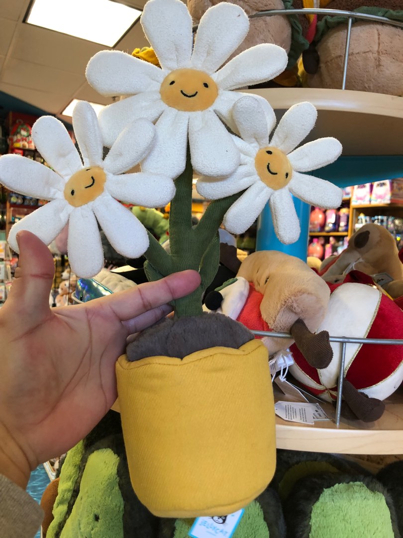 Jellycat amusable daisy, Hobbies & Toys, Toys & Games on Carousell