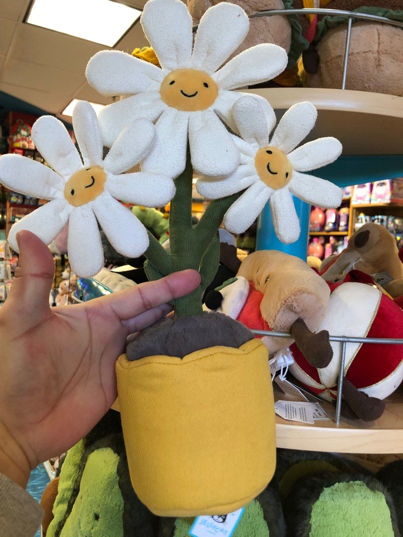 Jellycat amusable daisy, Hobbies & Toys, Toys & Games on Carousell