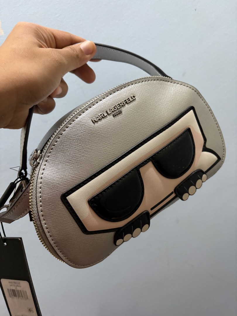 Karl Lagerfeld camera Bag with Handle, Women's Fashion, Bags & Wallets ...