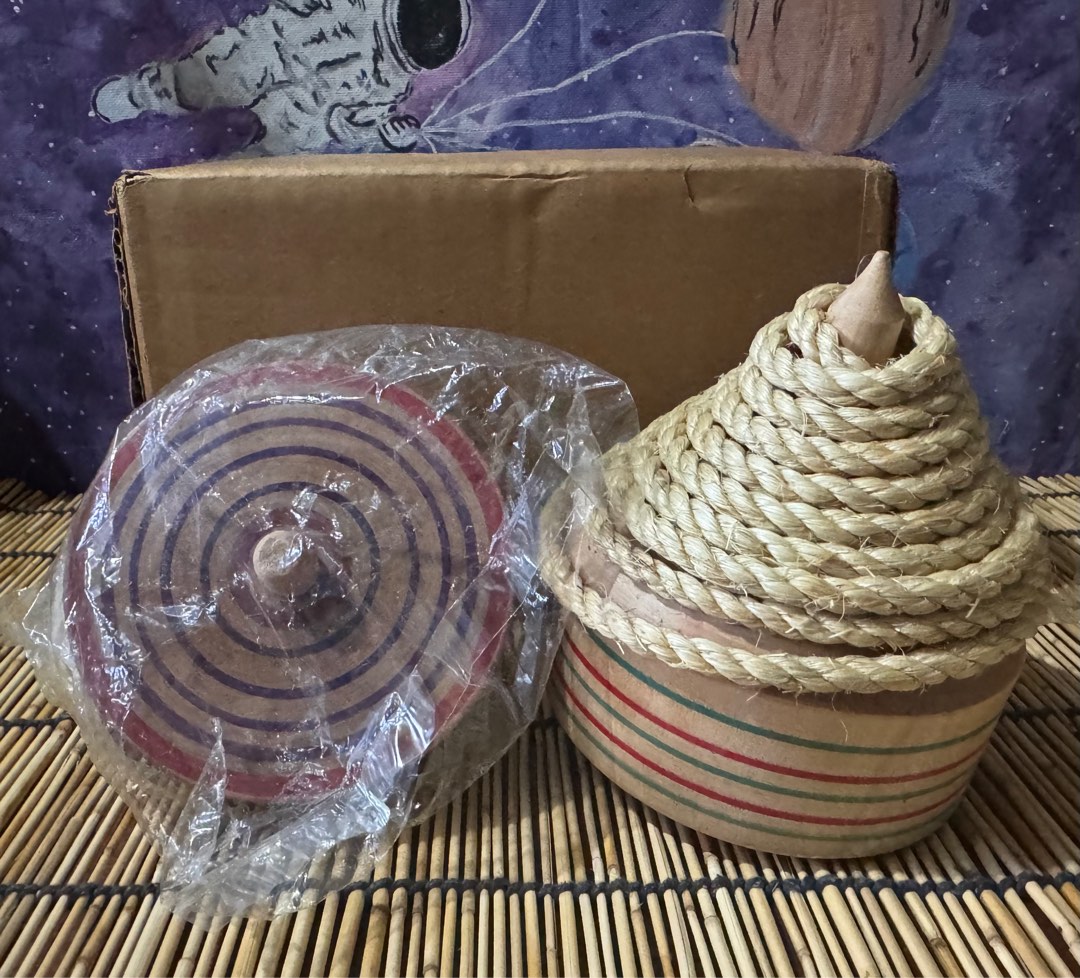Koma- Japanese Wooden Spinning Top, Hobbies & Toys, Toys & Games on ...