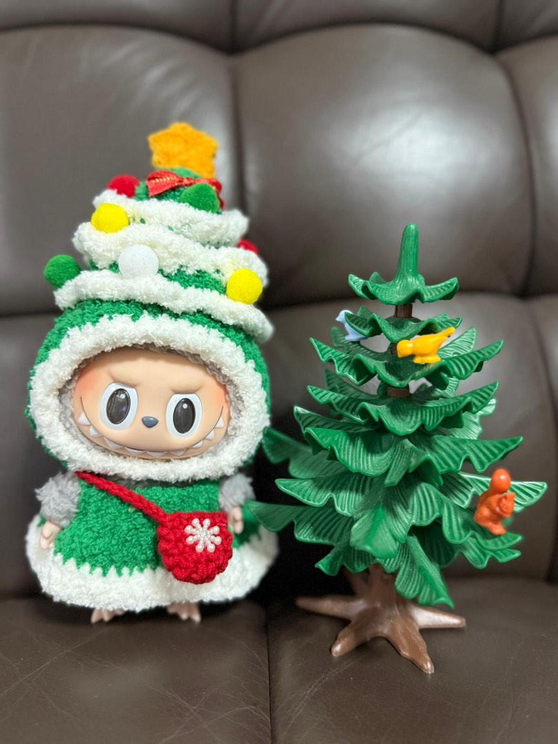 Labubu Christmas tree cloths, Hobbies & Toys, Stationery & Craft ...