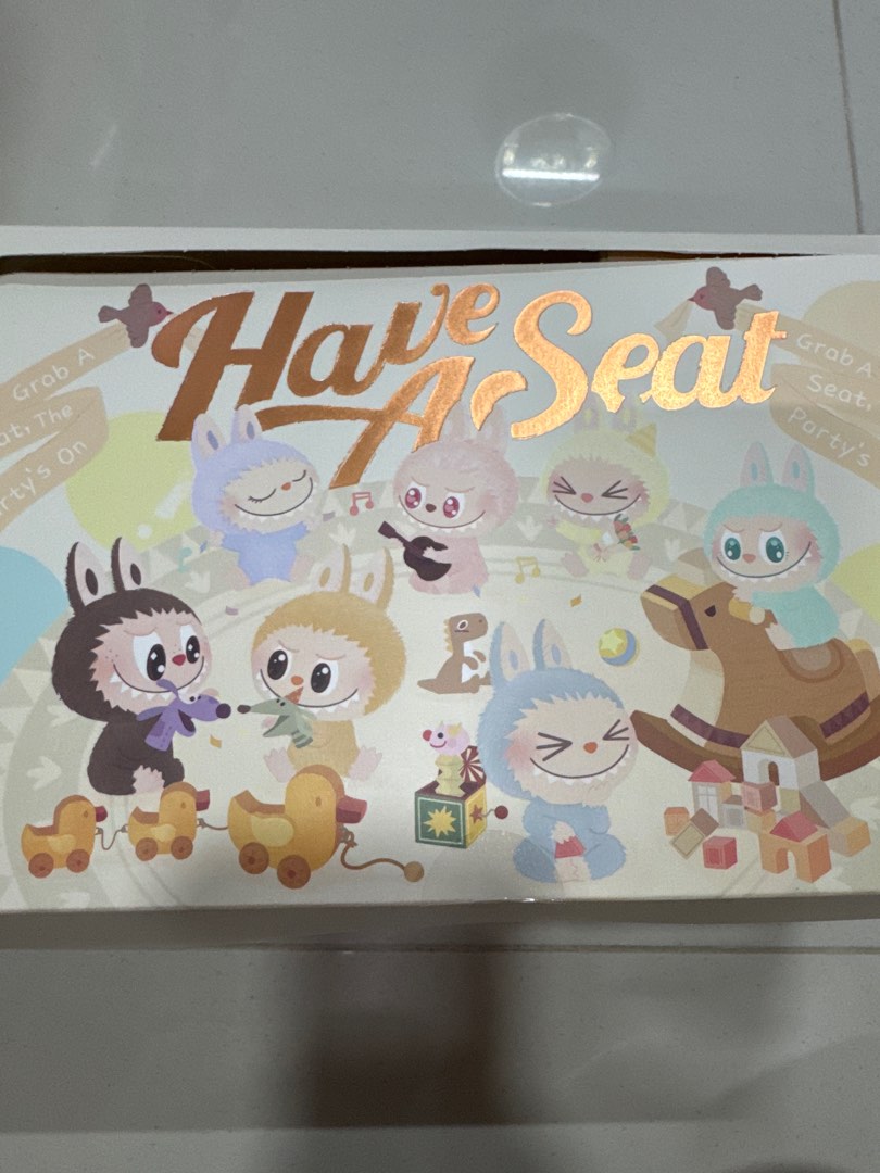 Labubu Have a seat version 2, Hobbies & Toys, Toys & Games on Carousell