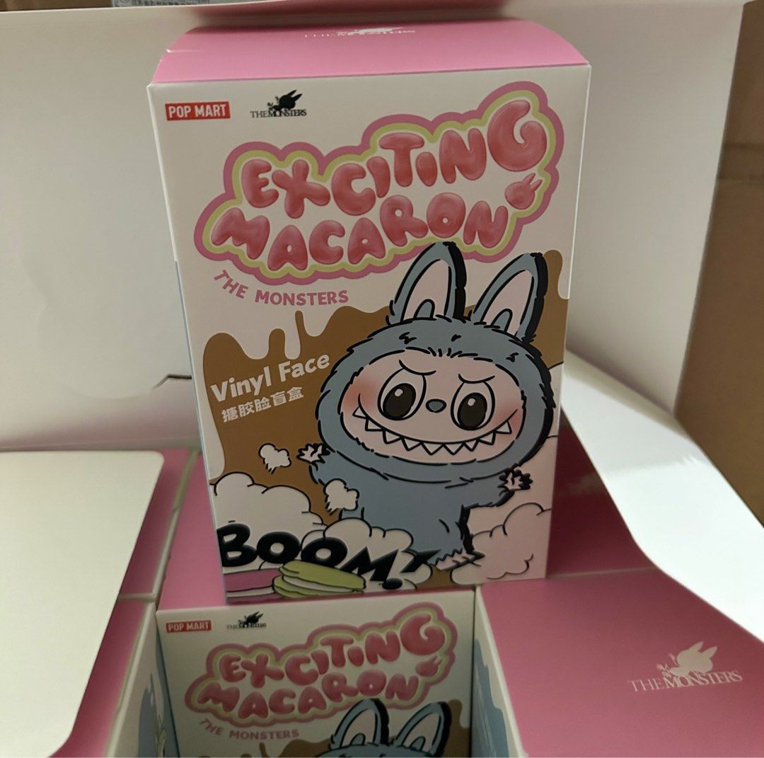 Labubu v1 Exciting Macaron popmart keychain, Hobbies & Toys, Toys ...