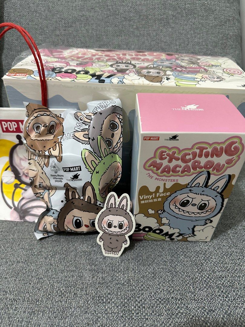 Labubu v1 exciting macaron sesame bean, Hobbies & Toys, Toys & Games on ...