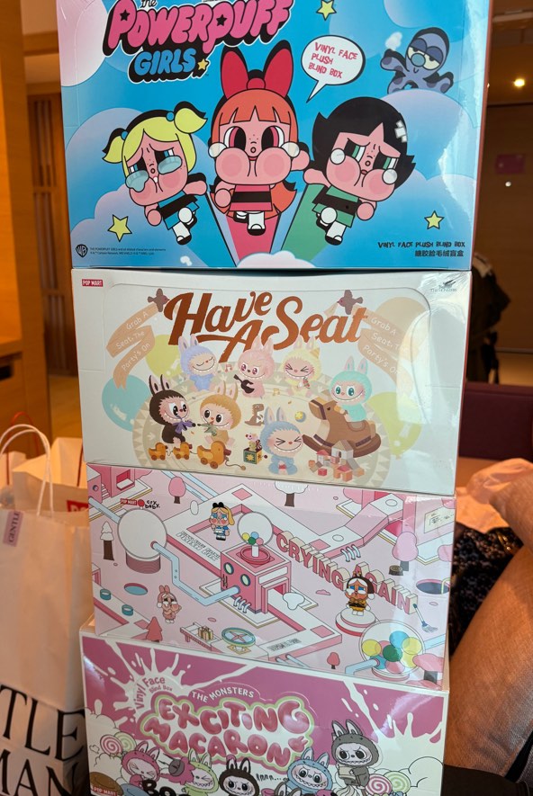 Labubu v1, v2, crybaby vinyl face, crybaby powerpuff girl pendant ...