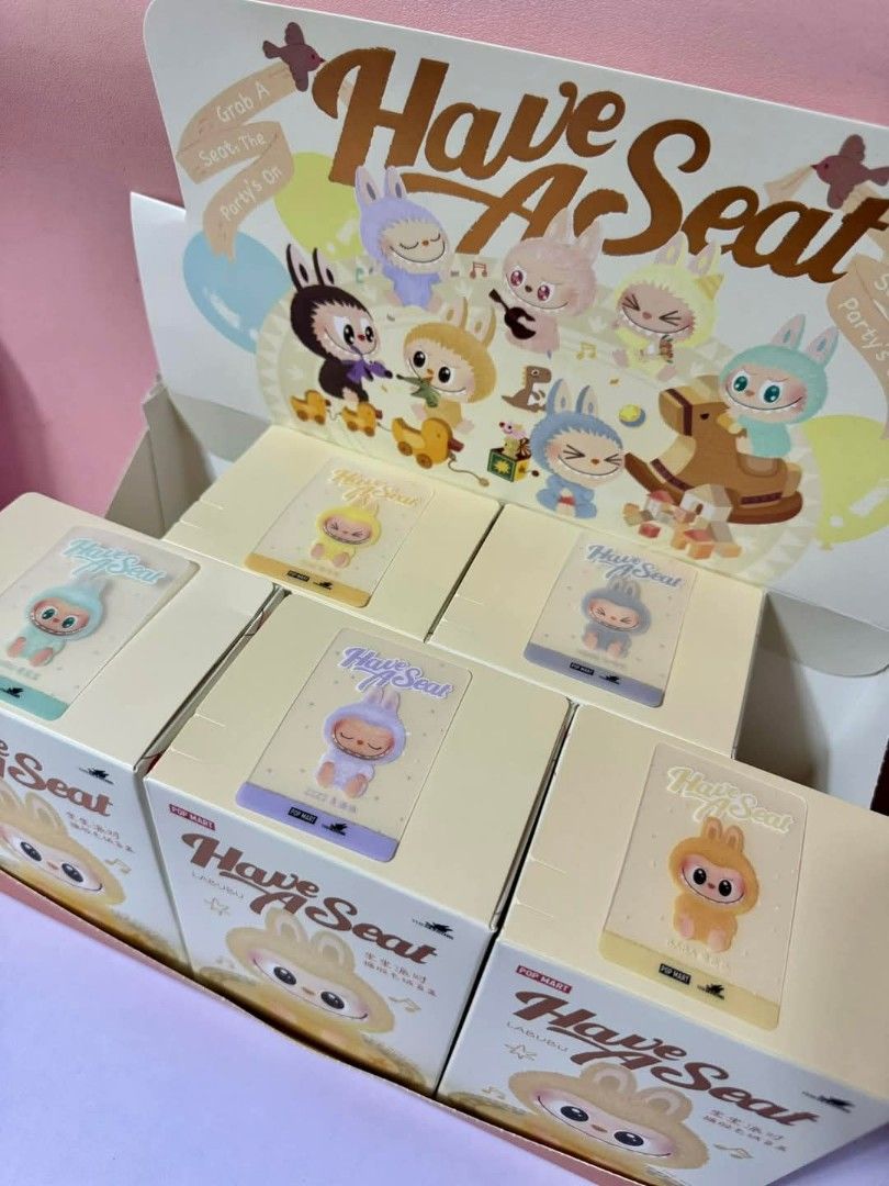 Labubu Version 2 | Have A Seat, Luxury, Accessories on Carousell