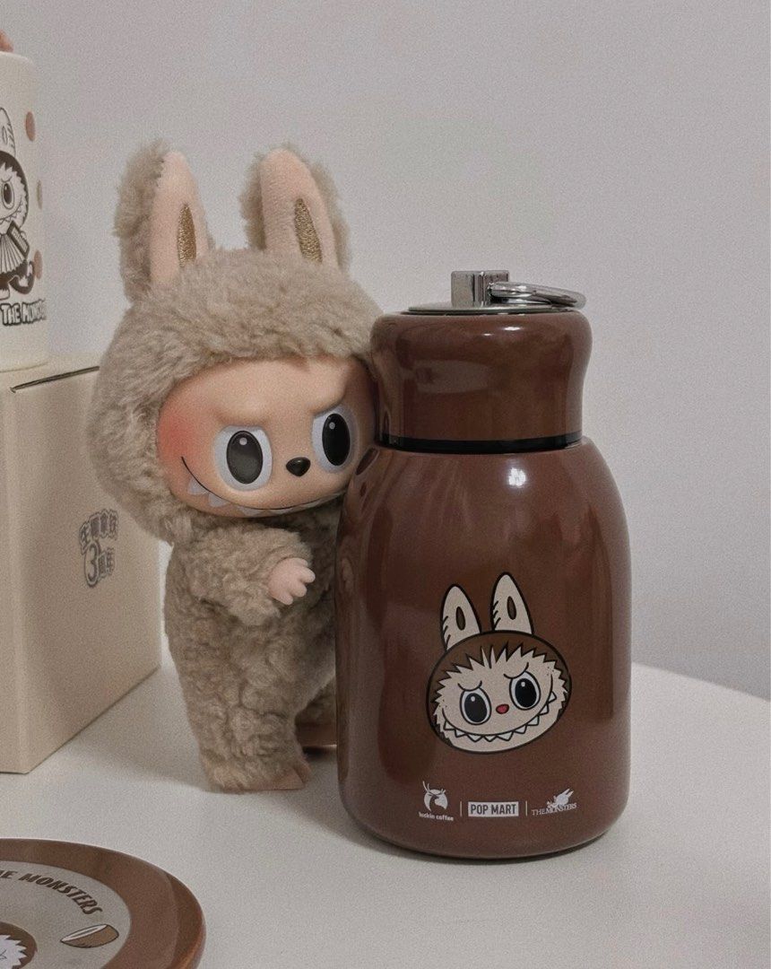 Labubu X Luckin Coffee Limited Edition SS Tumbler, Furniture & Home ...