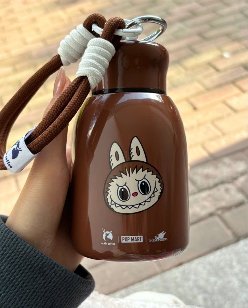 Labubu X Luckin Coffee Limited Edition SS Tumbler, Furniture & Home ...