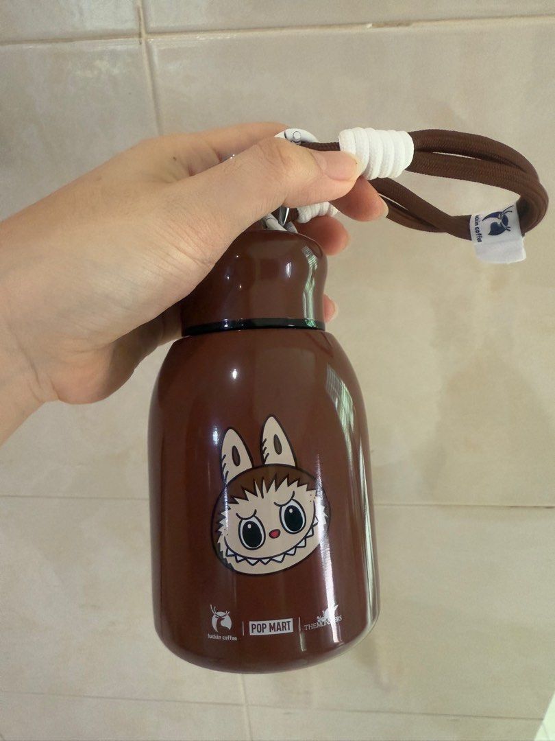 Labubu X Luckin Coffee Limited Edition SS Tumbler, Furniture & Home ...