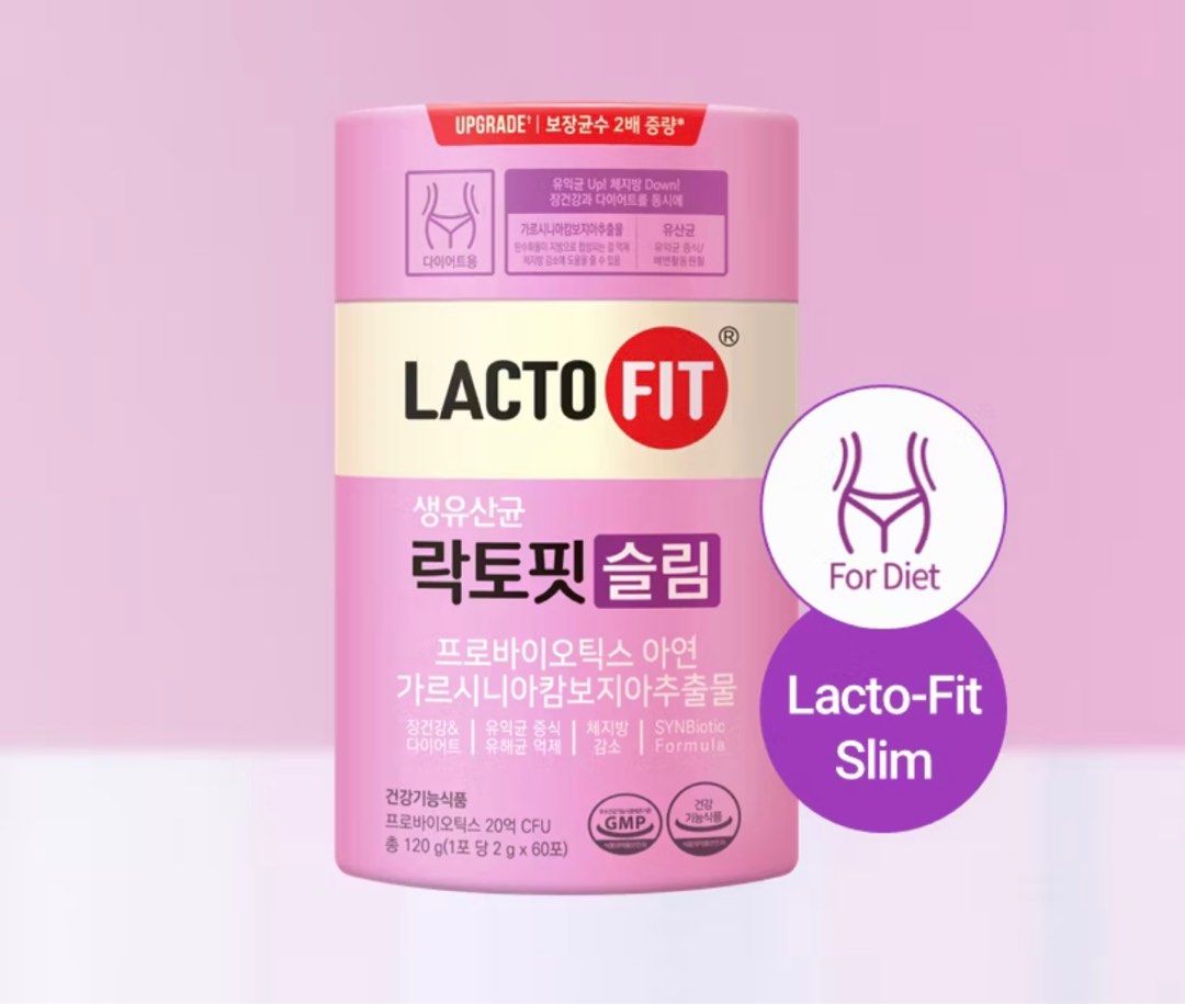 LACTO-FIT Slim, Diet Probiotics from Korea (2g x 60sticks), Health ...