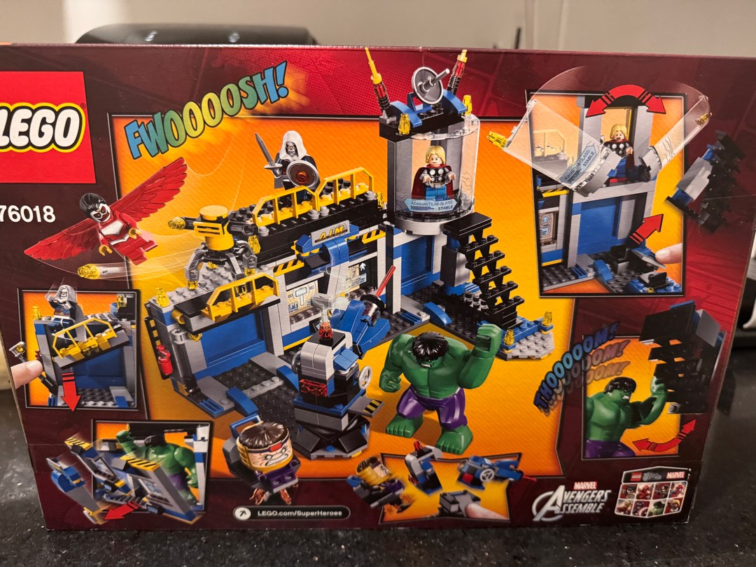 Lego 76018 Hulk Lab Smash, Hobbies & Toys, Toys & Games on Carousell