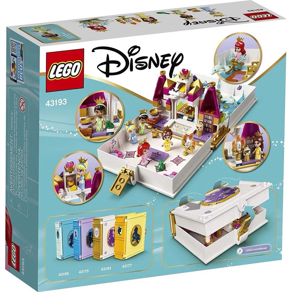 LEGO Disney Ariel, Belle, Cinderella and Tiana’s Storybook Adventures ...