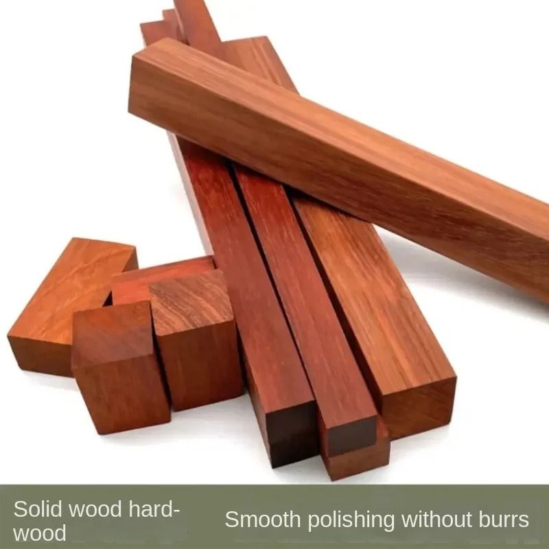 Long Strips Of Red Rosewood Hard Wood Square Strips Diy Handmade Model ...