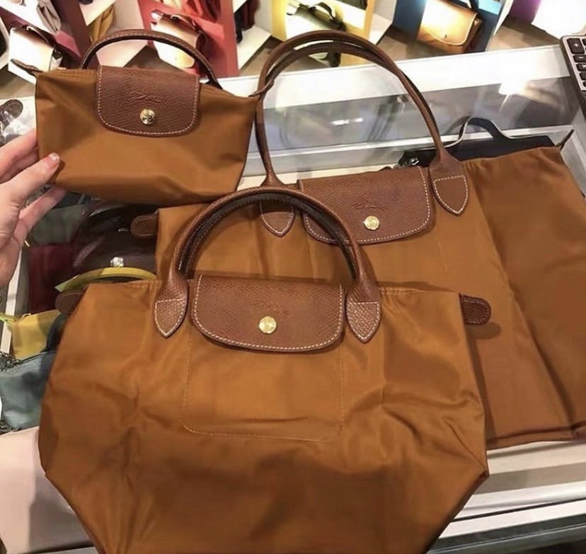 Longchamp Le Pliage Classic in Cognac, Luxury, Bags & Wallets on Carousell