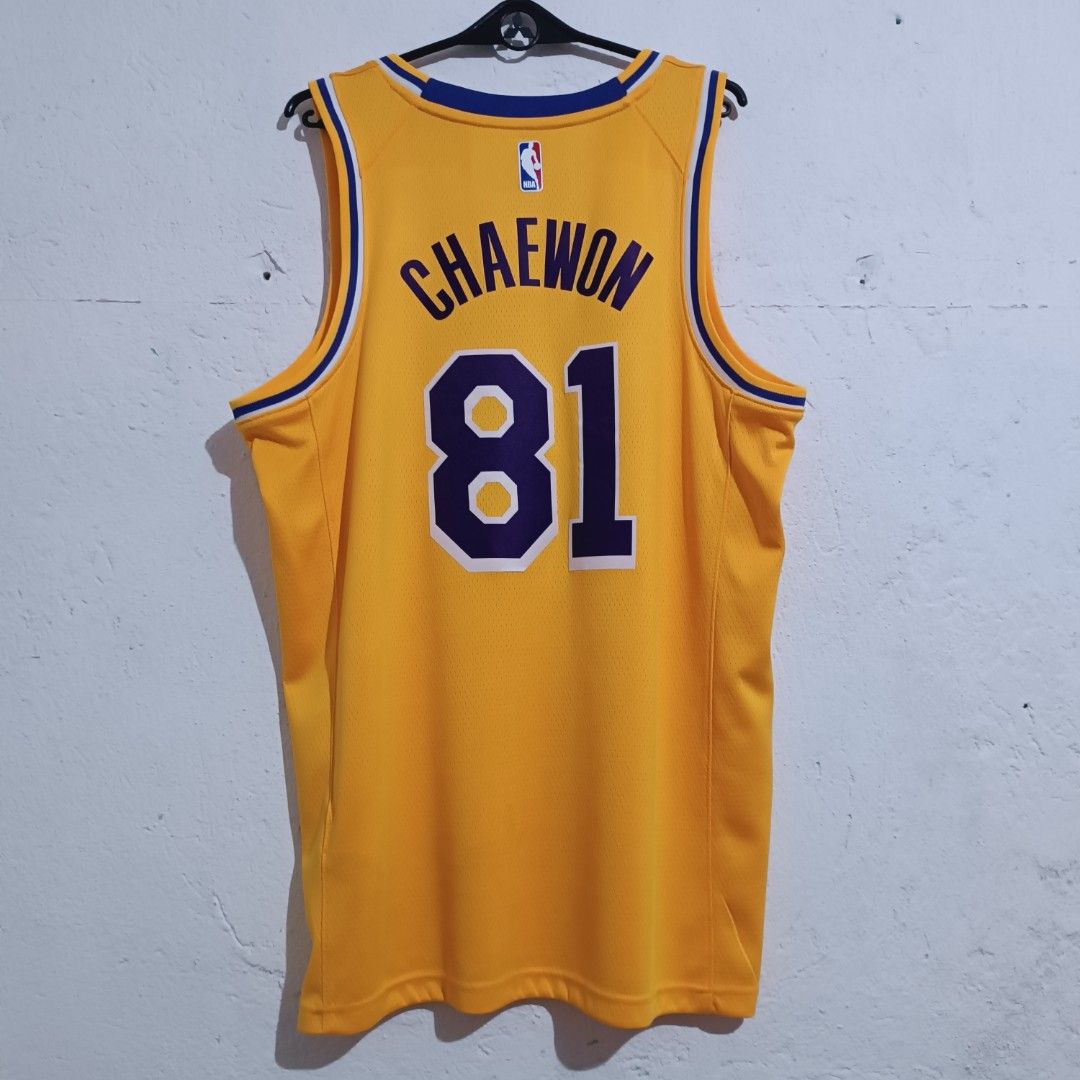 Los Angeles Lakers CHAEWON from LE SSERAFIM Jersey 2023-2024 NBA Season ...