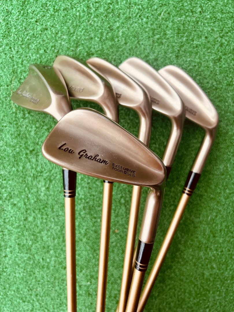 Lou Graham Executive Tour Gold Irons Set, Sports Equipment, Sports ...