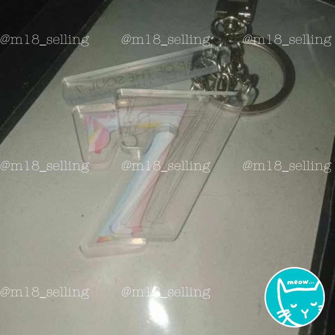 [m18 BTS MERCH] MOTS 7 Acrylic Keyring / Keychain Ver. 1 (OFFICIAL ...