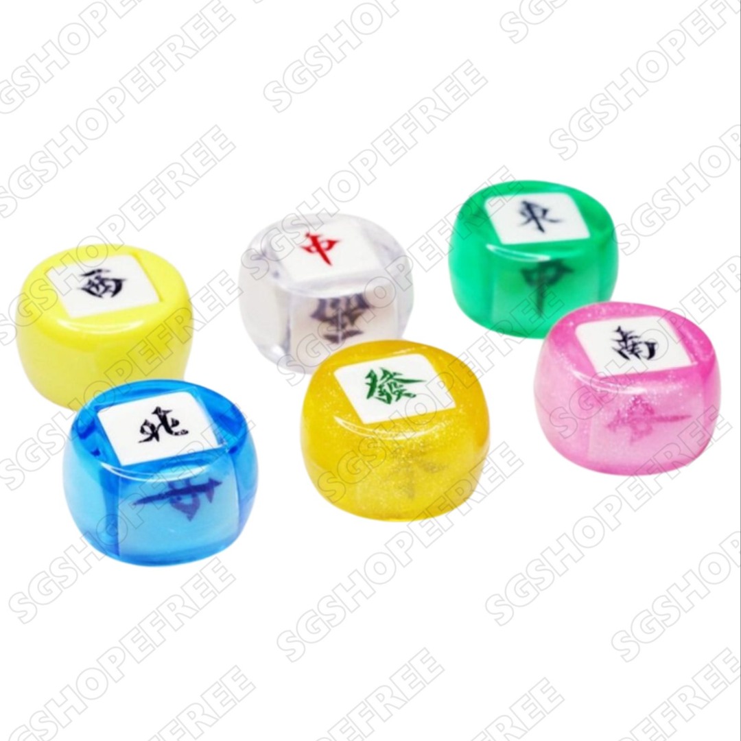 Mahjong Dice Round Southeast Northwest Sets of Zhuang Mahjong Tile ...