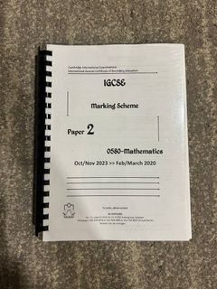 Cambridge IGCSE Mathematics Paper 1 & 3 ( 2016-2020) + Mark Scheme ...