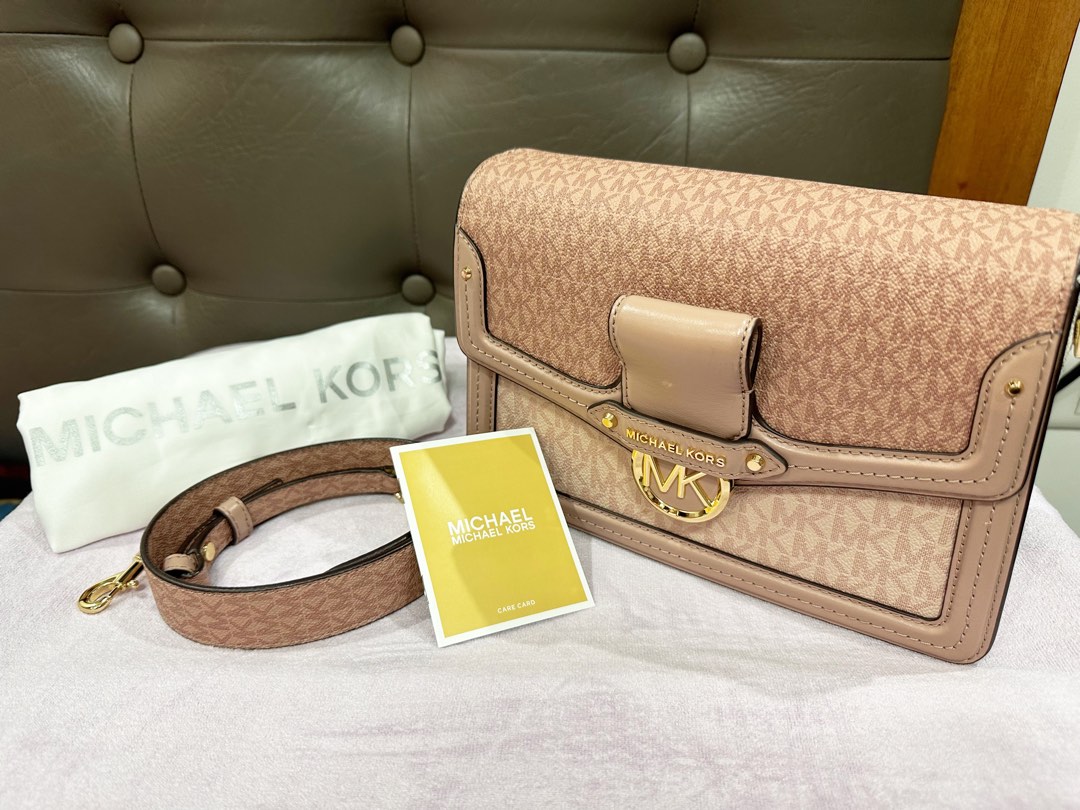 Michael Kors Jessie Medium Logo and Leather Shoulder Bag Retail, Women's Fashion, Bags & Wallets ...