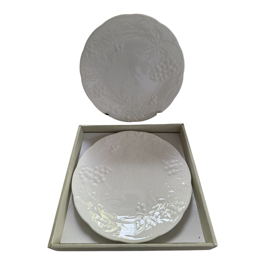 Narumi Bone China Embossed Serving Plates, Furniture & Home Living ...