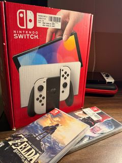 Nitendo Switch Oled, Video Gaming, Video Game Consoles, Nintendo on Carousell