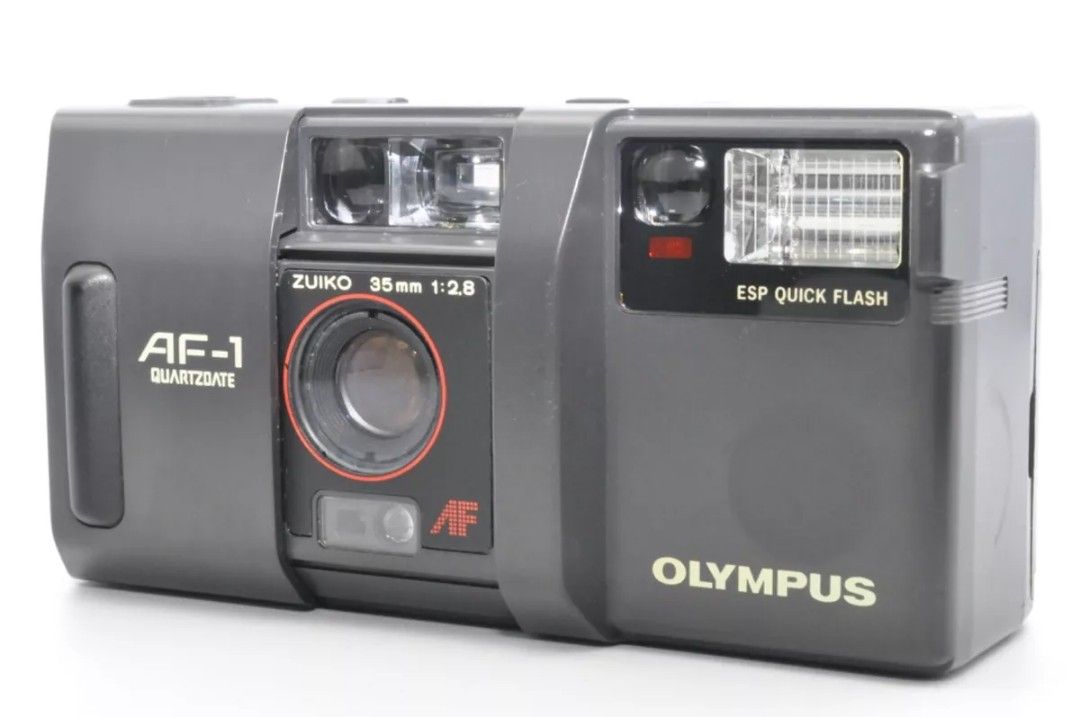 Olympus AF-1 Quartz Date Point & Shoot Film Camera, Photography ...