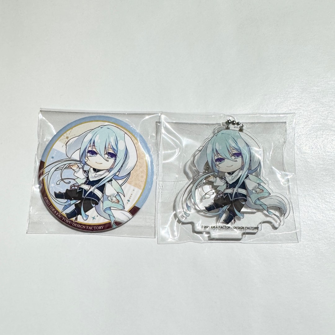 ON HAND Radiant Tale Paschalia chibi acrylic stand with can badge otome ...