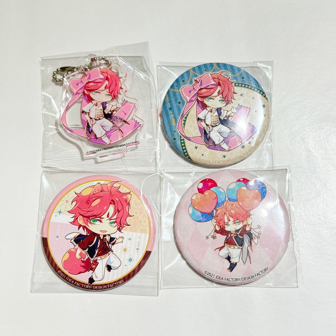 ON HAND Radiant Tale Radie set chibi acrylic stand with can badge otome ...