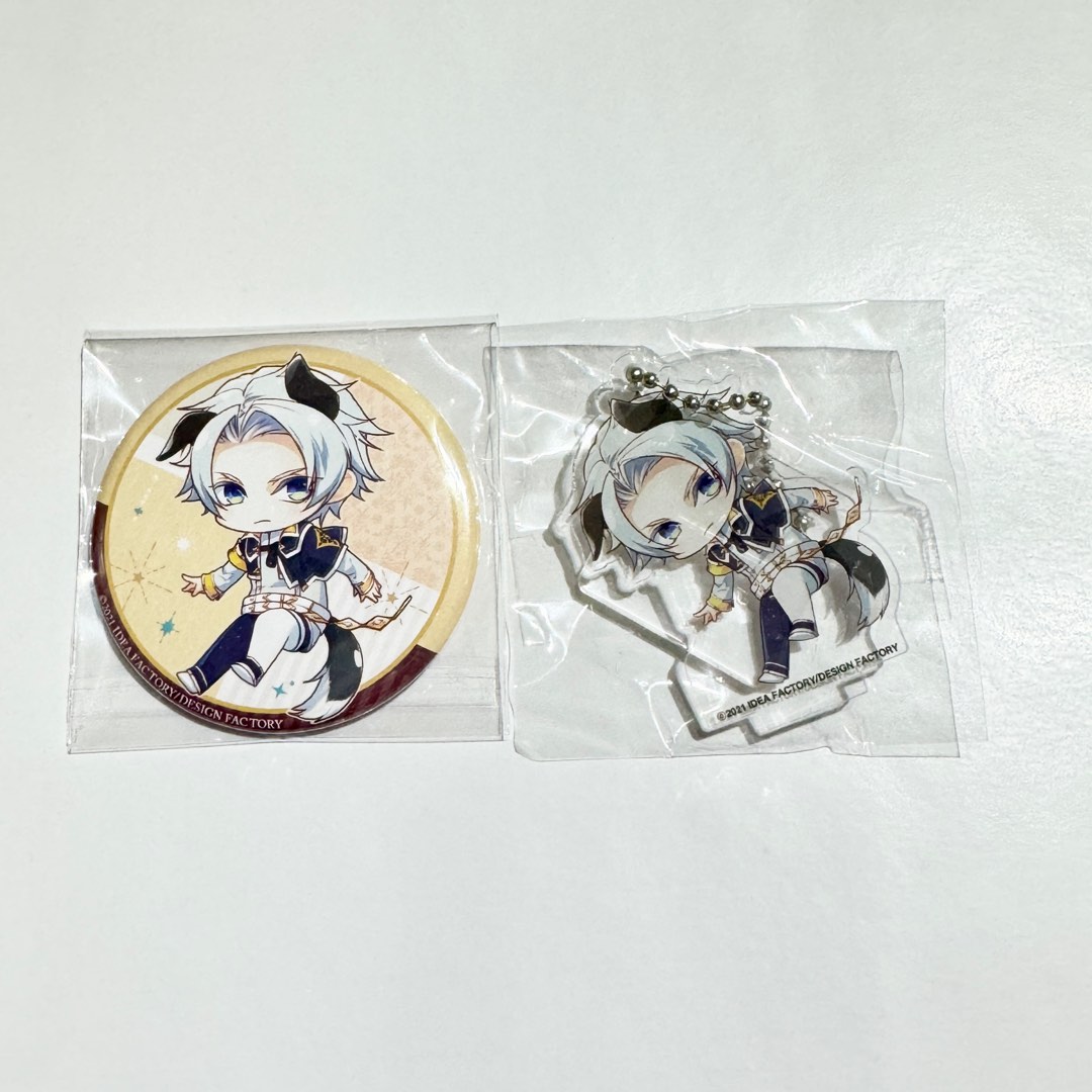 ON HAND Radiant Tale Zafora chibi acrylic stand with can badge otome ...