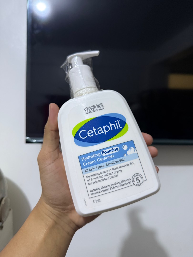[Original & Brand New] Cetaphil Hydrating Foaming Cream Cleanser ...